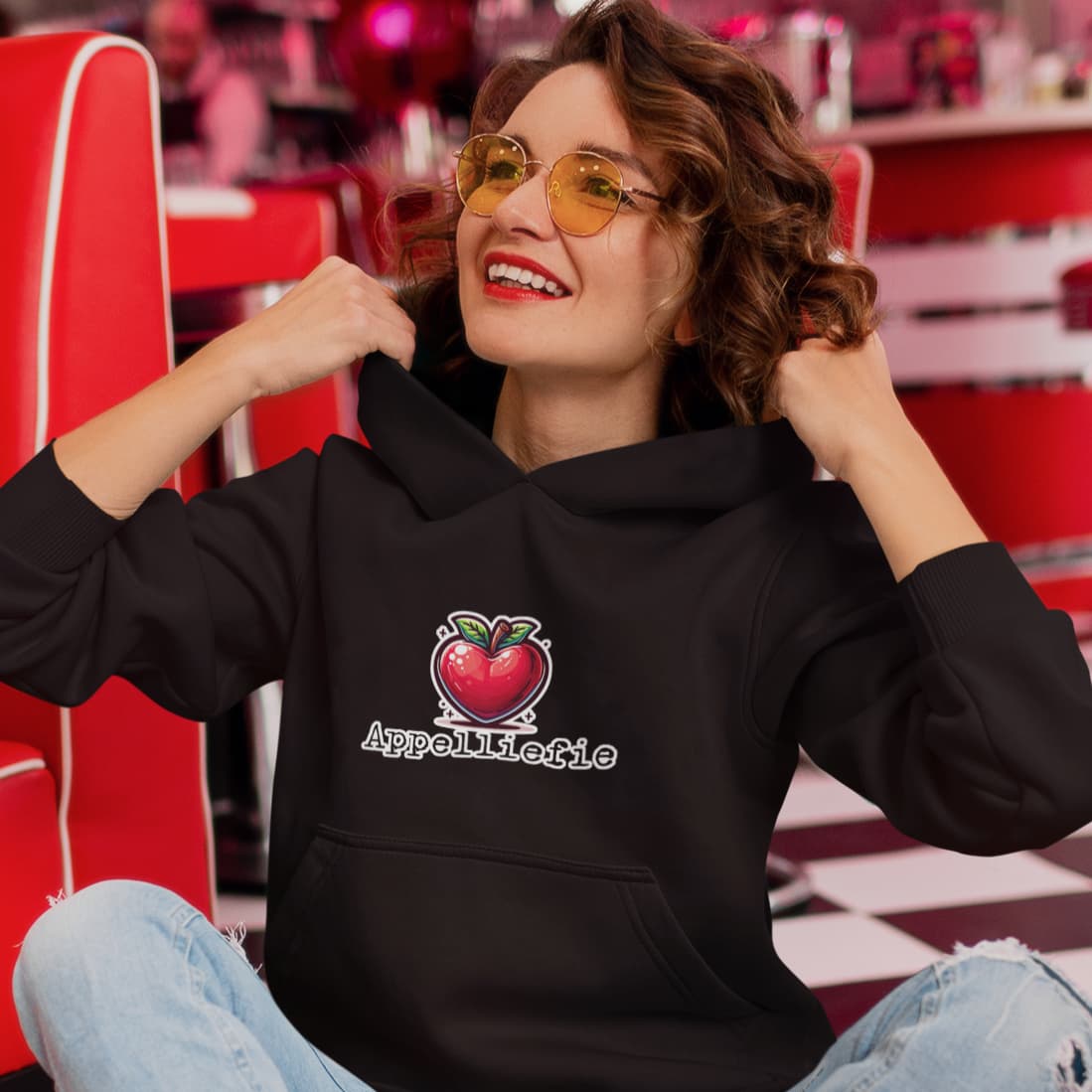 Afrikaanse Appelliefie Dames Kappie-Top (Hoodie) - Vannix