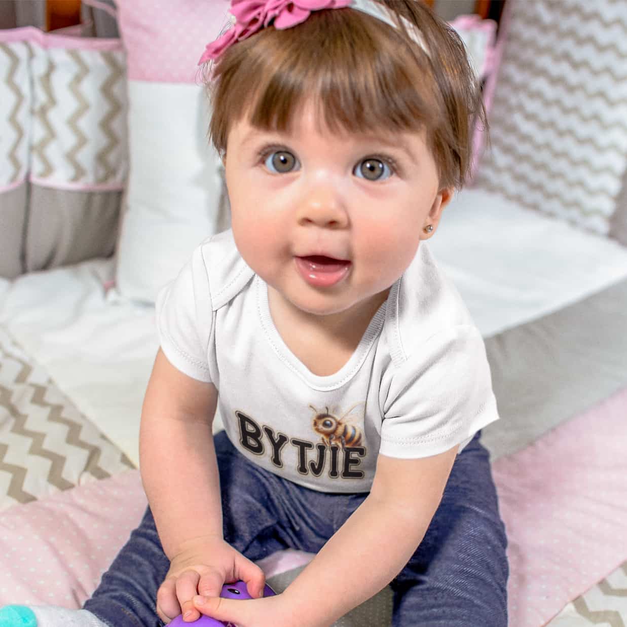 Afrikaans Bytjie Babapakkie (Baby Onesie) - Vannix