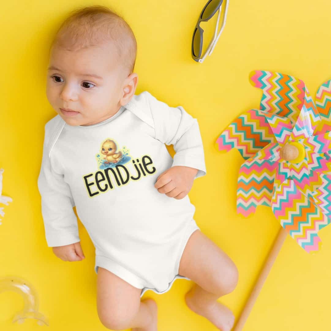Afrikaans Eendjie Babapakkie (Baby Onesie) - Vannix